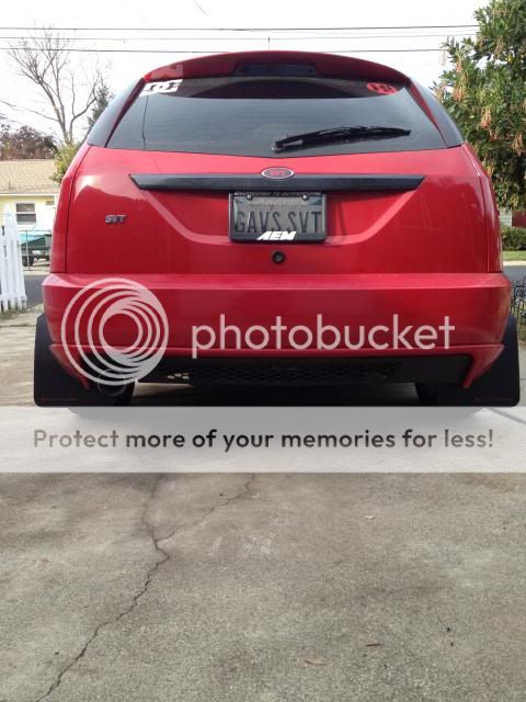 Just purchased some rally armor mud flaps for the svt! | Focus Fanatics ...