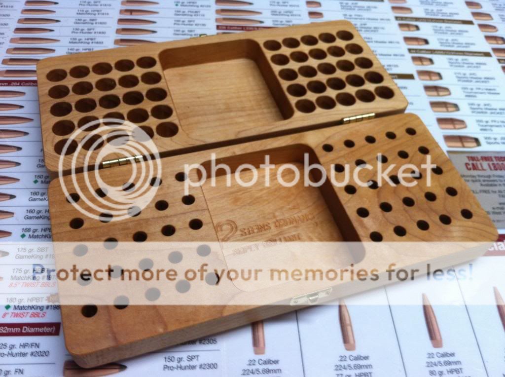 Wood 22 LR Rimfire Cartridge Holder Storage Box Wood Case Ammo | eBay